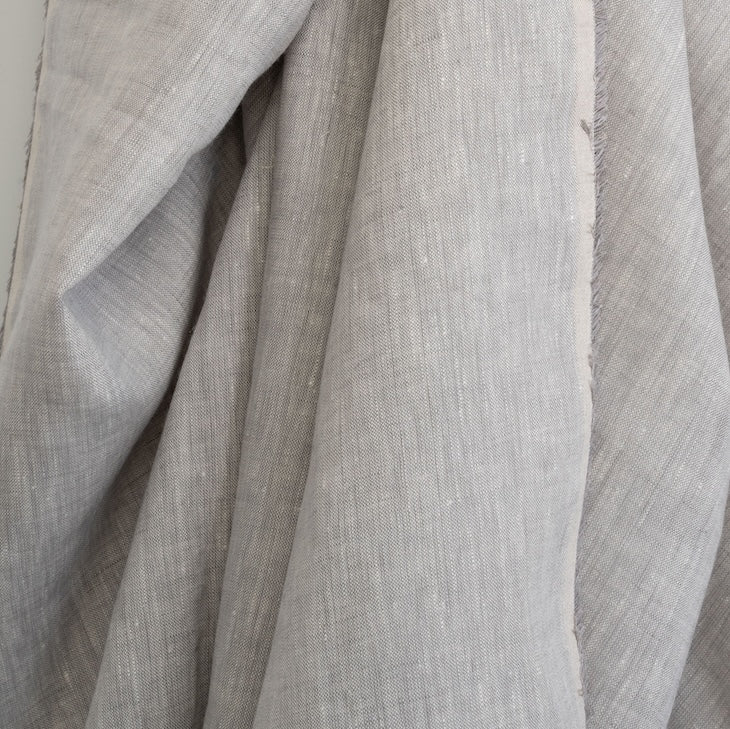 Yarn Dyed Linen Chambray Stitch Piece Loop Online Sewing Fabrics Australia